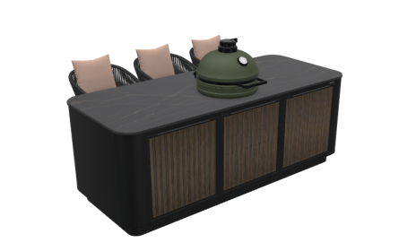 Rêveluxe Buitenkeuken Oval Prestige Noir | Postmus